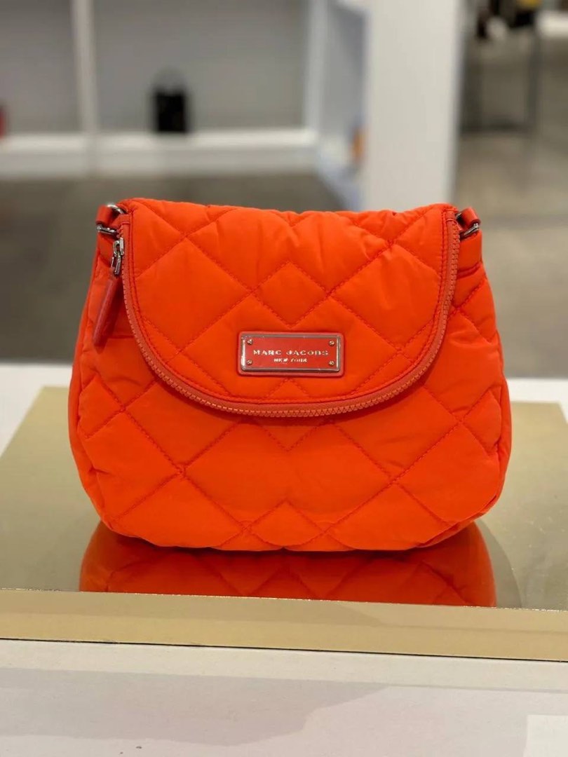 Marc Jacobs Natasha Quilted Large Crossbody in Dragon Fire, Luxury ...