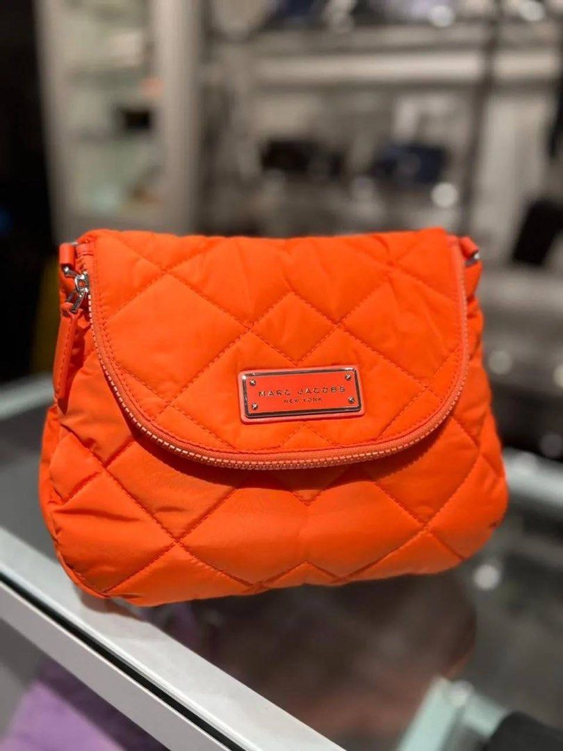 Marc Jacobs Natasha Quilted Large Crossbody in Dragon Fire, Luxury ...