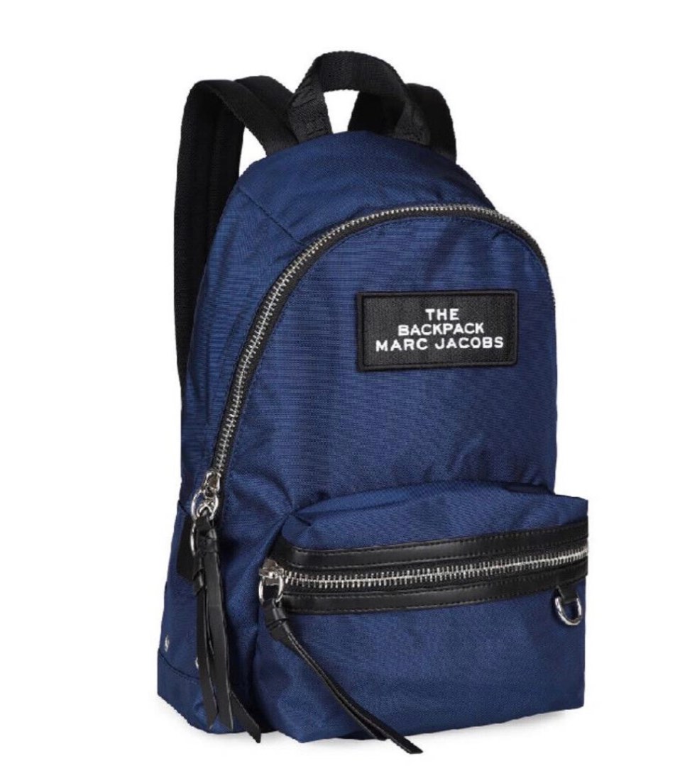 Marc Jacobs The Backpack Night Blue, Women's Fashion, Bags & Wallets ...