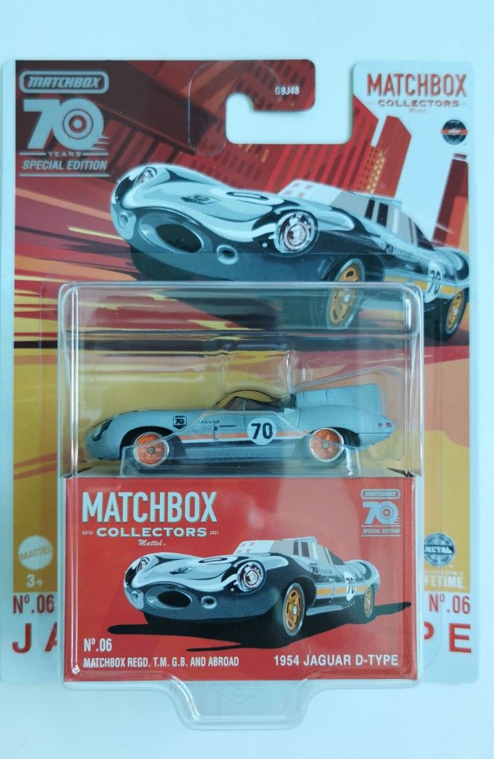 Matchbox Collectors 70 Years Special Edition - 1954Jaguar D-Type ...