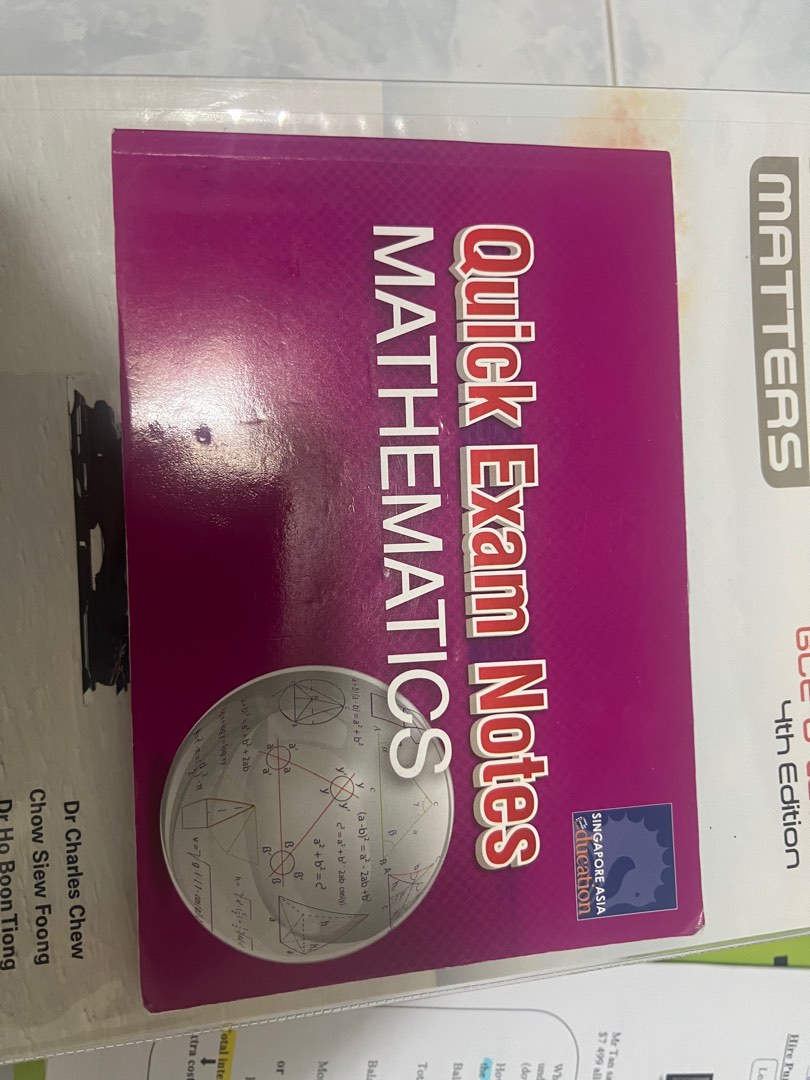 Math o level guiding notes (all u need to know), Hobbies & Toys, Books ...