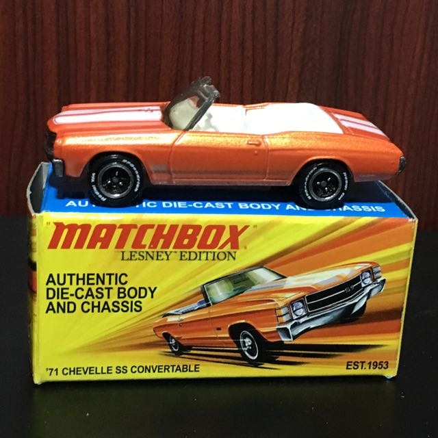 Mattel Matchbox '71 Chevelle SS Convertable, Hobbies & Toys, Toys ...