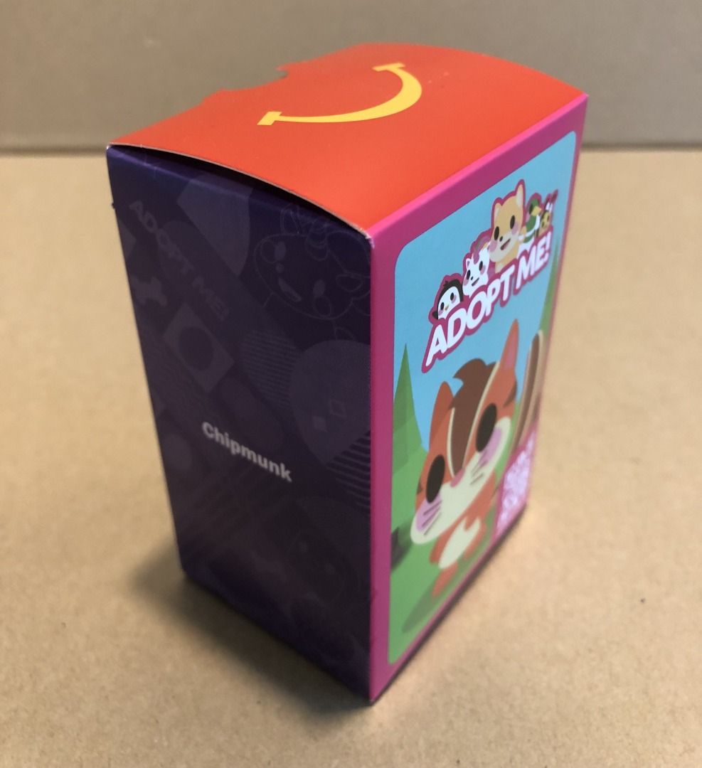 MCDONALDS Adopt Me! Chipmunk, Hobbies & Toys, Toys & Games on Carousell