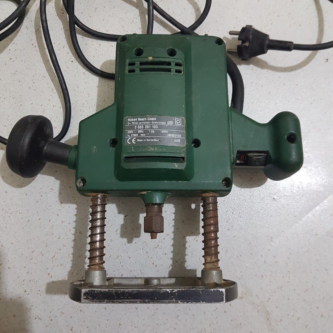 Mesin Router Profil Original Bosch masih buatan Swiss, Elektronik ...