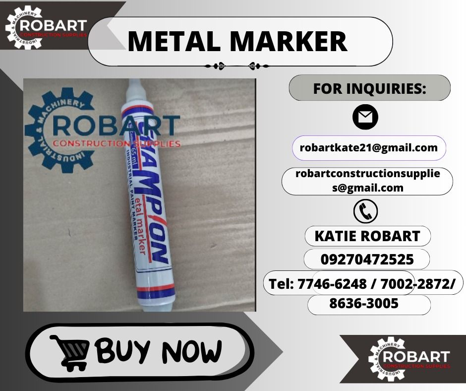METAL MARKER, Commercial & Industrial, Construction Tools & Equipment ...