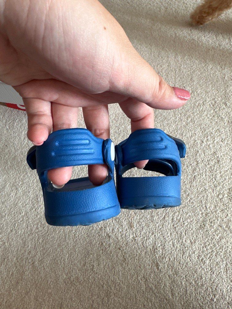 Mickey Mouse adjustable sandals, Babies & Kids, Babies & Kids Fashion ...