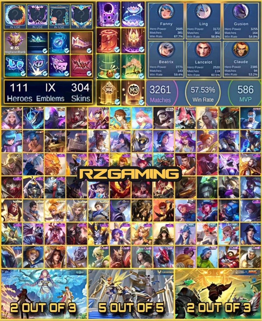 MLBB | 304 | Legends, Neobeast, Collectors and more, Video Gaming ...