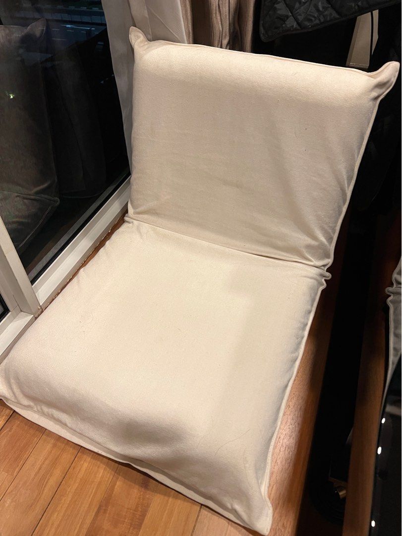 Muji floor chair with cover, Furniture & Home Living, Furniture, Chairs ...