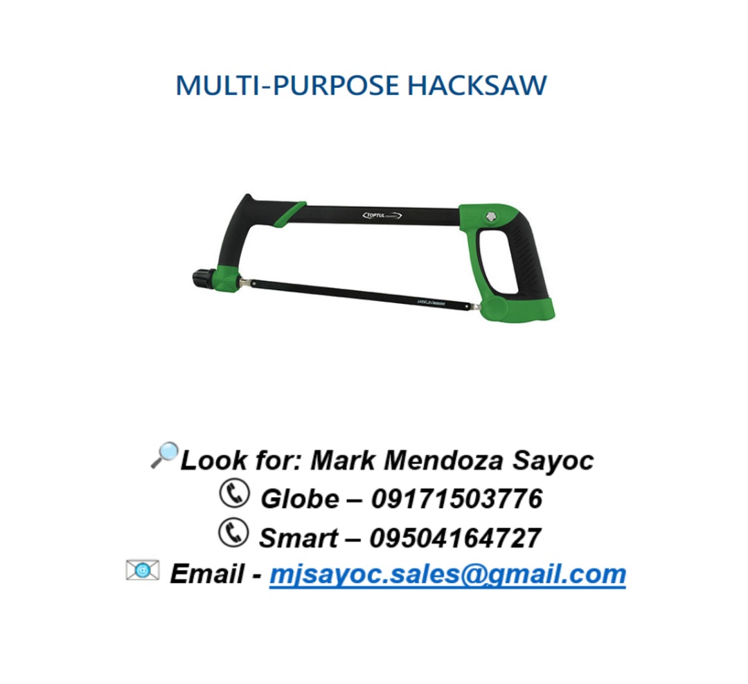 MULTI-PURPOSE HACKSAW, Commercial & Industrial, Construction Tools ...