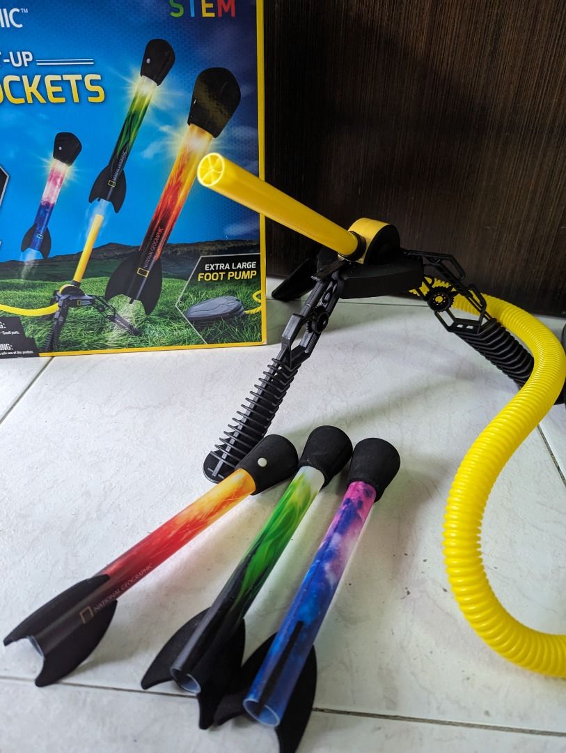 National Geographic LIGHT UP AIR ROCKETS, Hobbies & Toys, Toys & Games ...