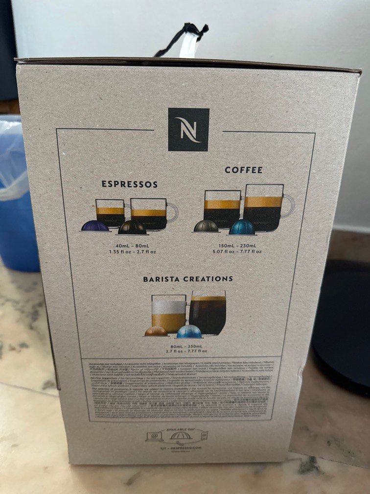 Nespresso Vertuo Plus (with 12 Sample Capsules), TV & Home Appliances ...