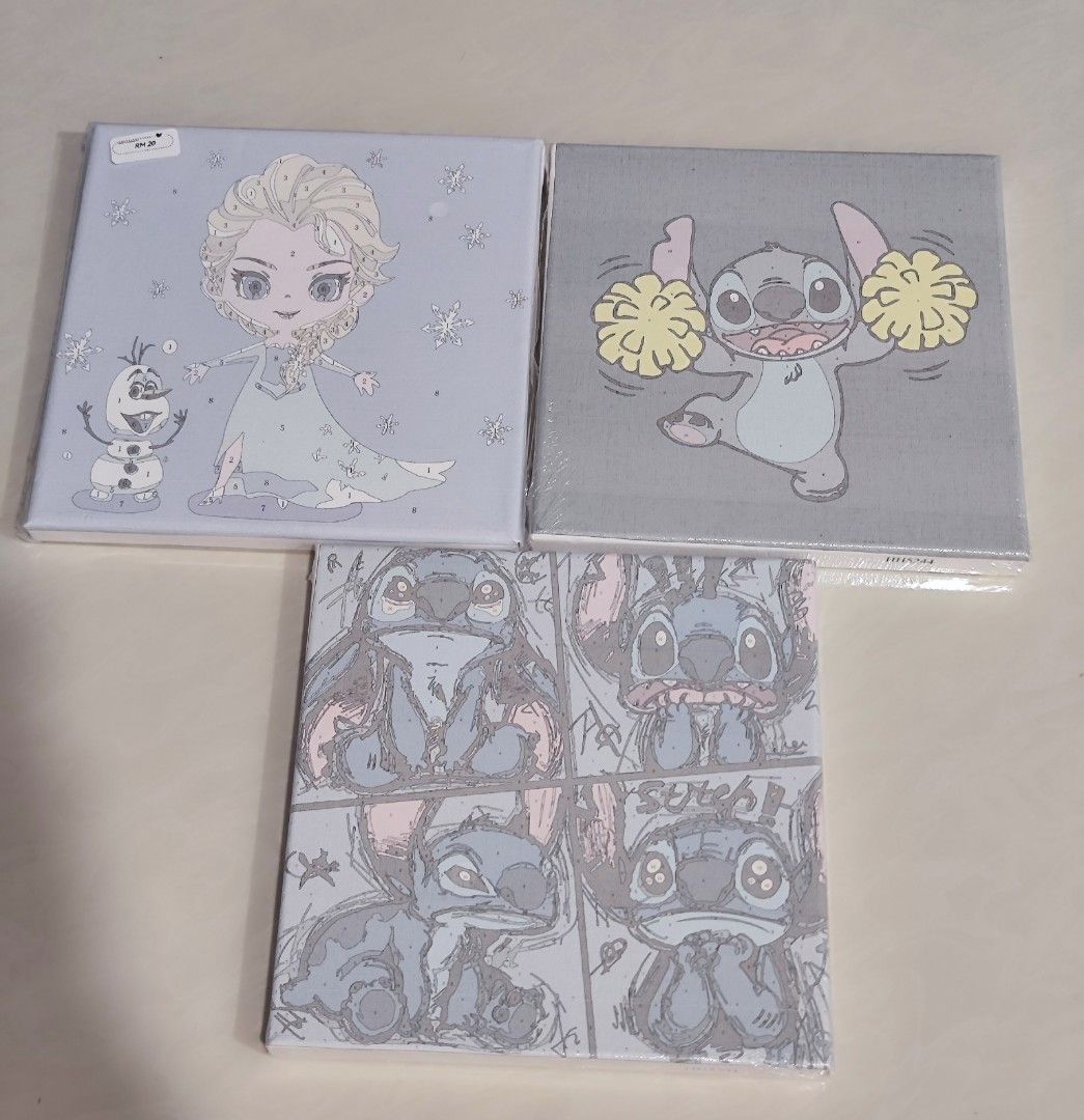 New Oil Painting Art set paint follow by number (3sets) Elsa and the ...