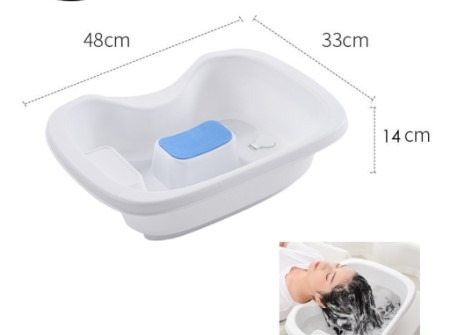 NEW! Portable Hair Wash Basin with Head Support & Drain Hose For ...