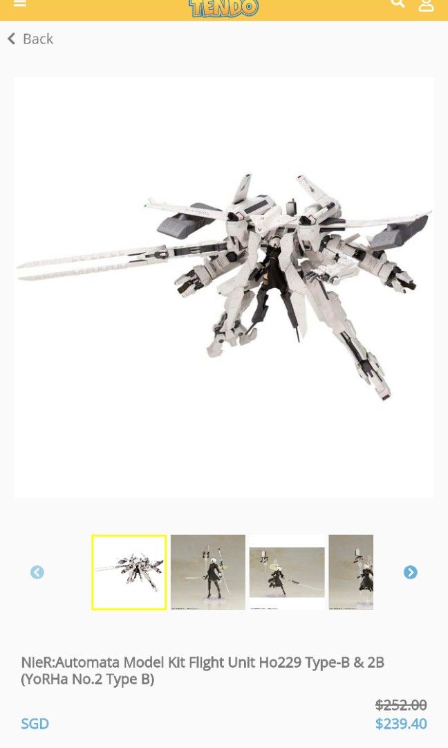 Nier Automata 2B Plastic Model Kit, Hobbies & Toys, Toys & Games on ...