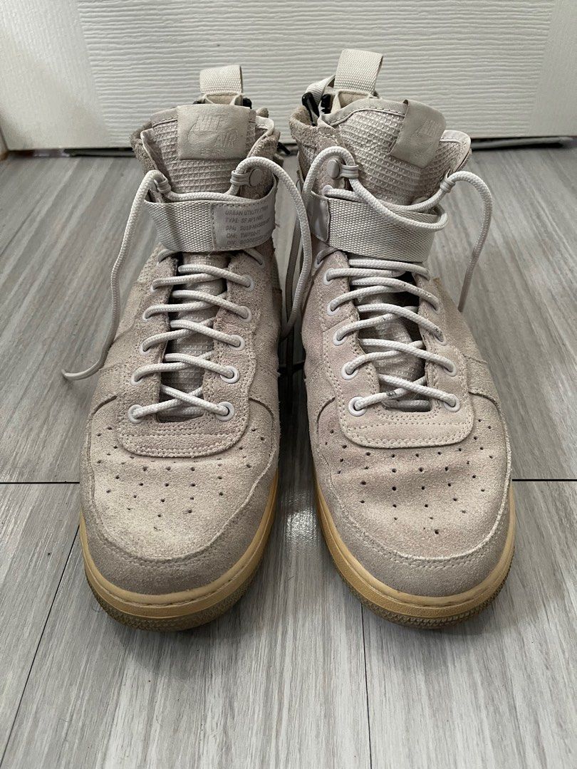 Nike Air AF-1 Mid Gray, Men's Fashion, Footwear, Sneakers on Carousell