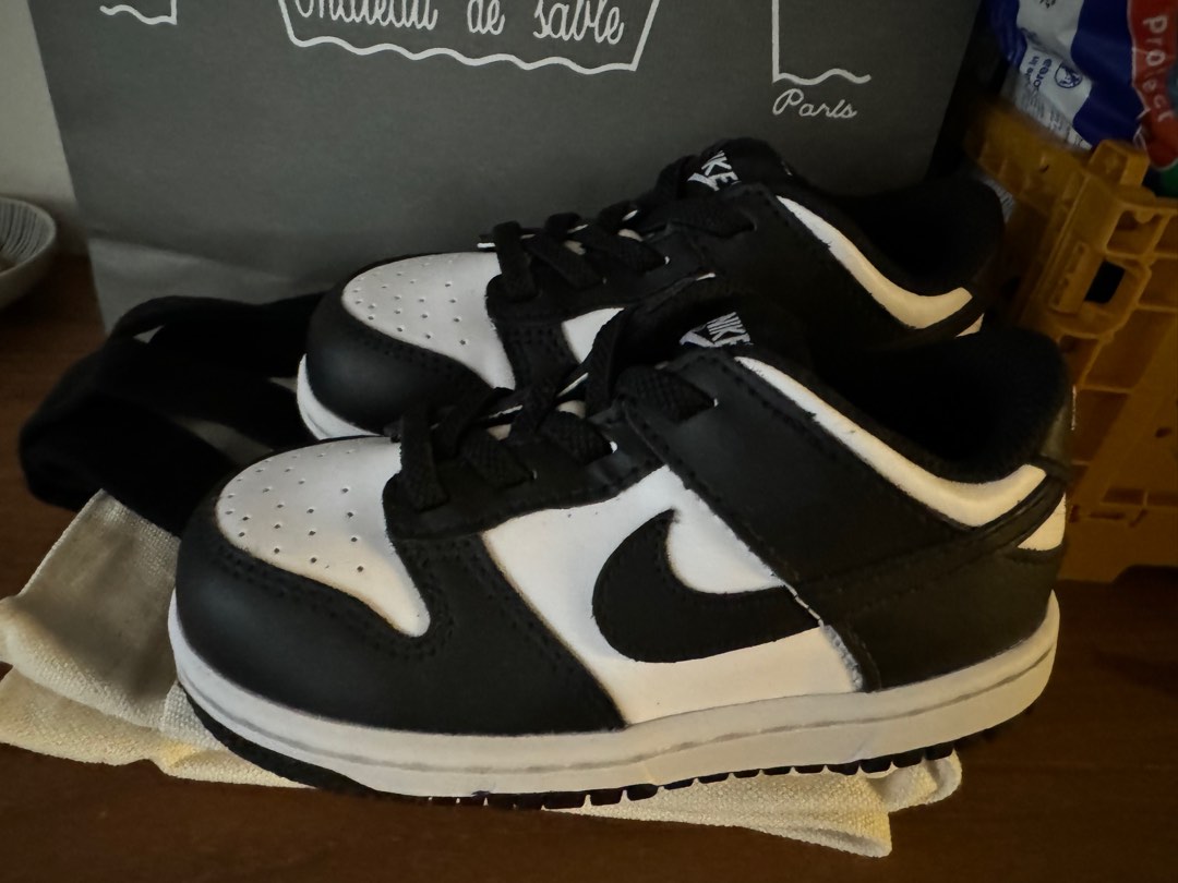 Nike Dunk Low Panda kids US8C, Babies & Kids, Babies & Kids Fashion on ...