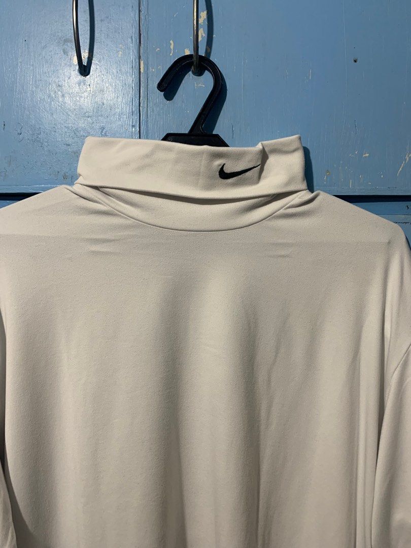 Nike Turtle Neck White, Men's Fashion, Coats, Jackets and Outerwear on ...