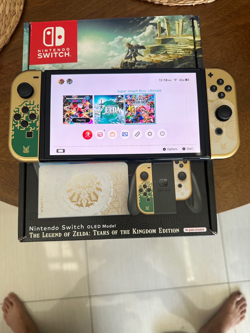 Nintendo Switch Zelda Edition, Video Gaming, Video Game Consoles ...