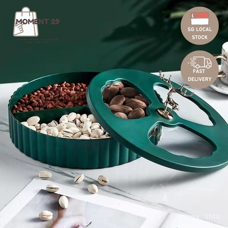 Nordic Style Dried Fruit Storage Box Single Layer / Dried Nut Storage ...