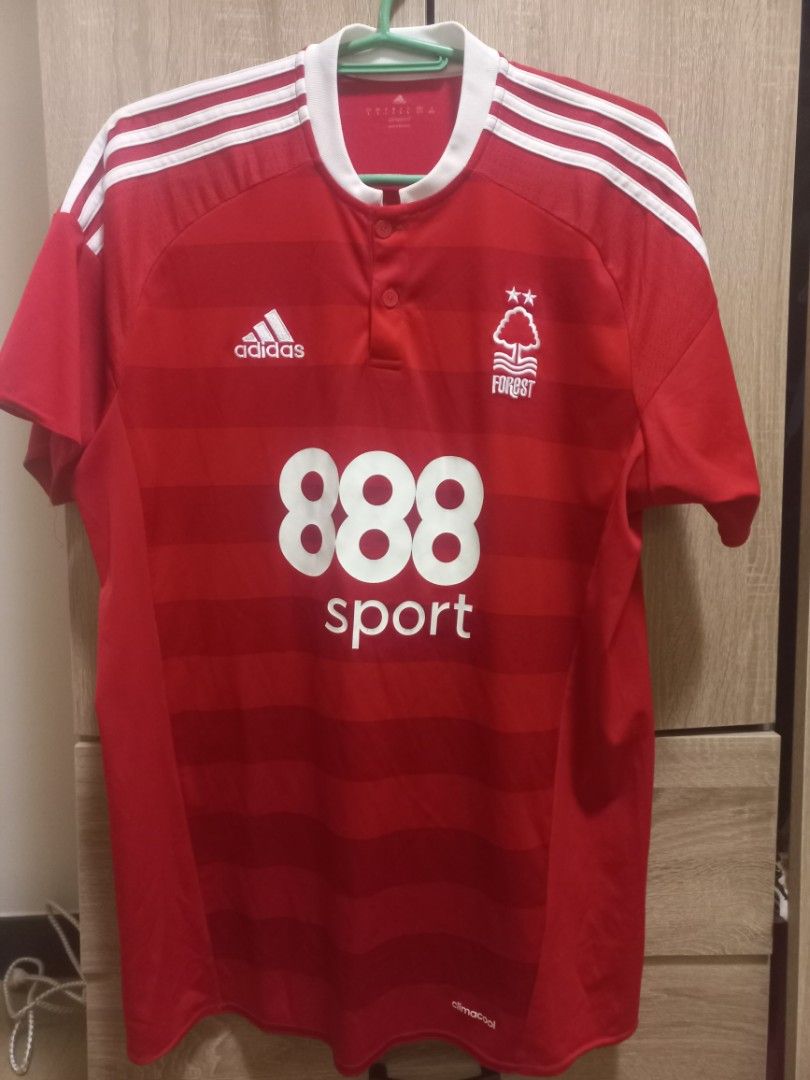 Nottingham Forest 2016-2017 Home Football Kit/Football Jersey Adidas ...