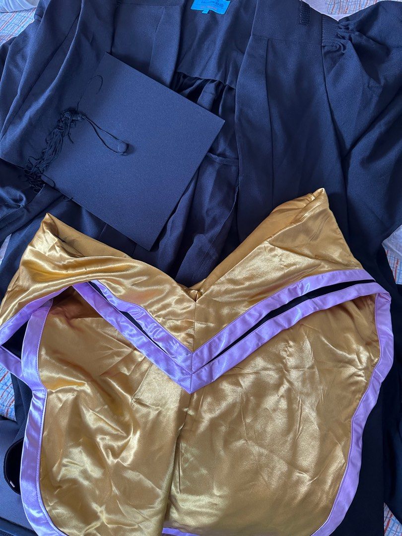 NTU Master Graduation Gown with cap, Women's Fashion, Coats, Jackets ...