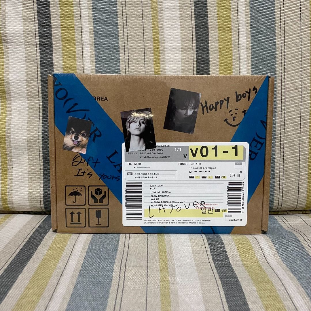 OFFICIAL BTS V LAYOVER ALBUM SEALED, Hobbies & Toys, Memorabilia & Collectibles, K-Wave on Carousell