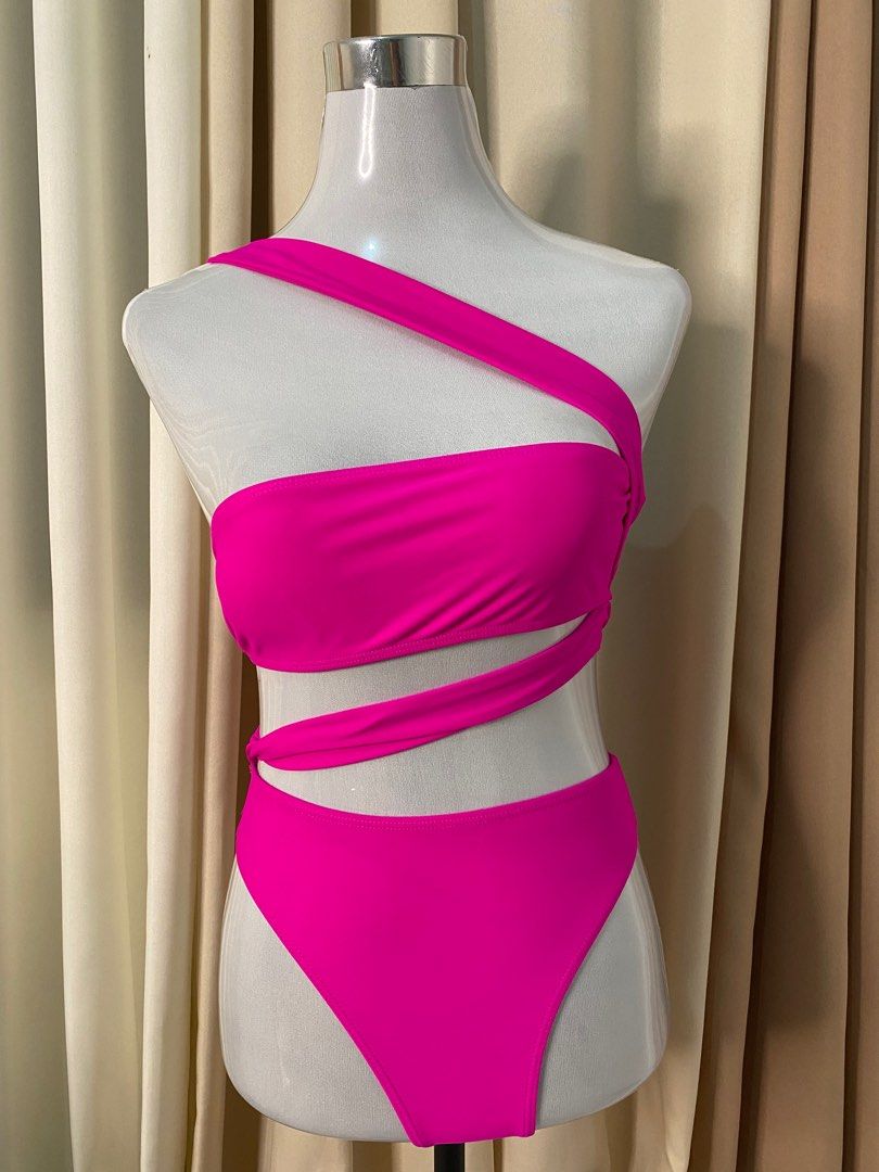 One Piece Cut out Bikini, Women's Fashion, Swimwear, Bikinis ...