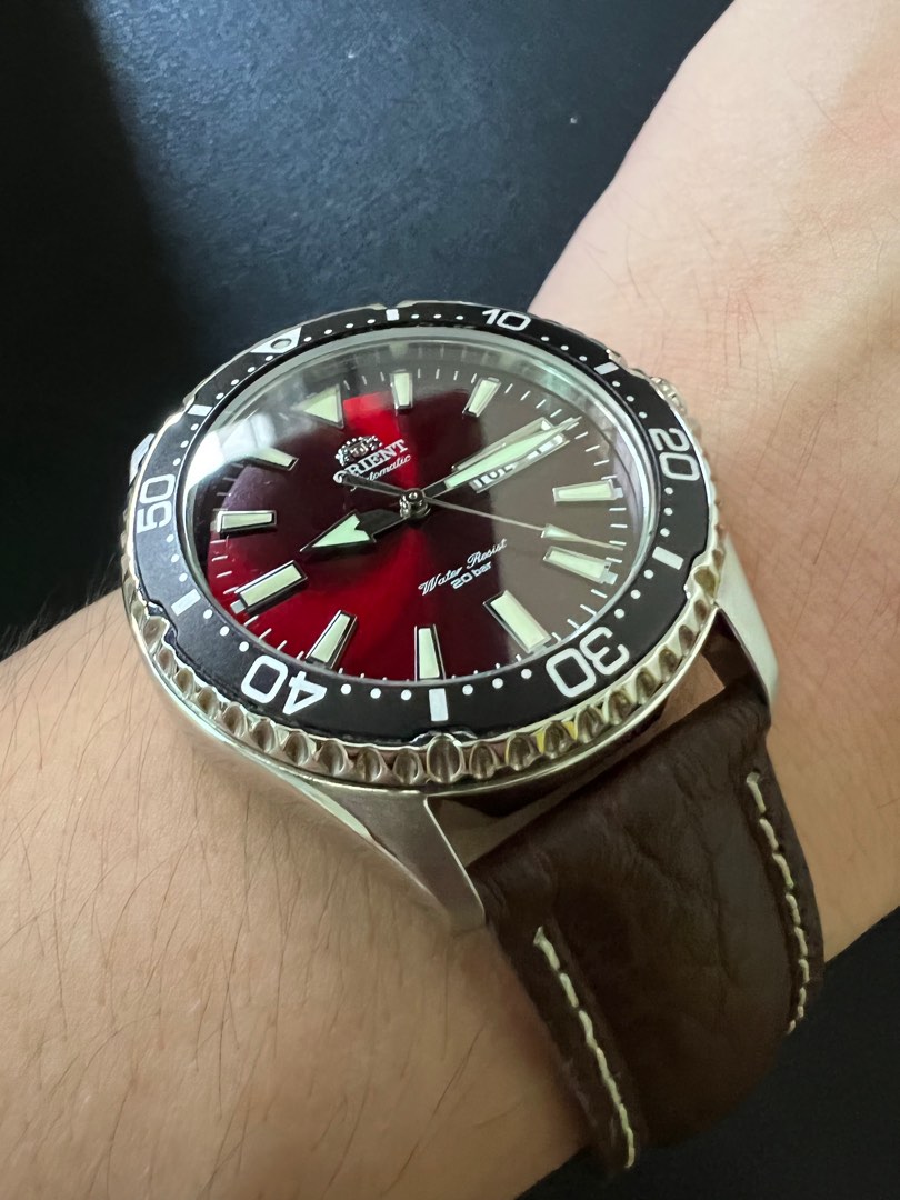 Orient Kamasu Red, Men's Fashion, Watches & Accessories, Watches on ...