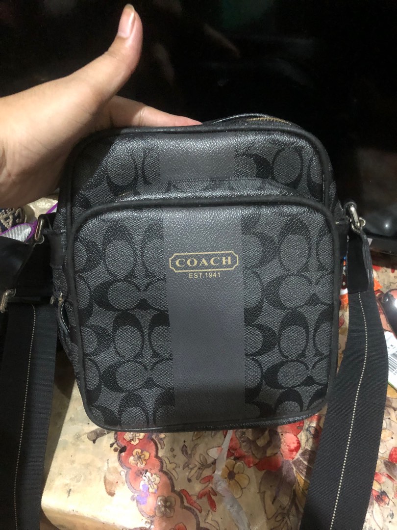 Original coach sling, Men's Fashion, Bags, Sling Bags on Carousell
