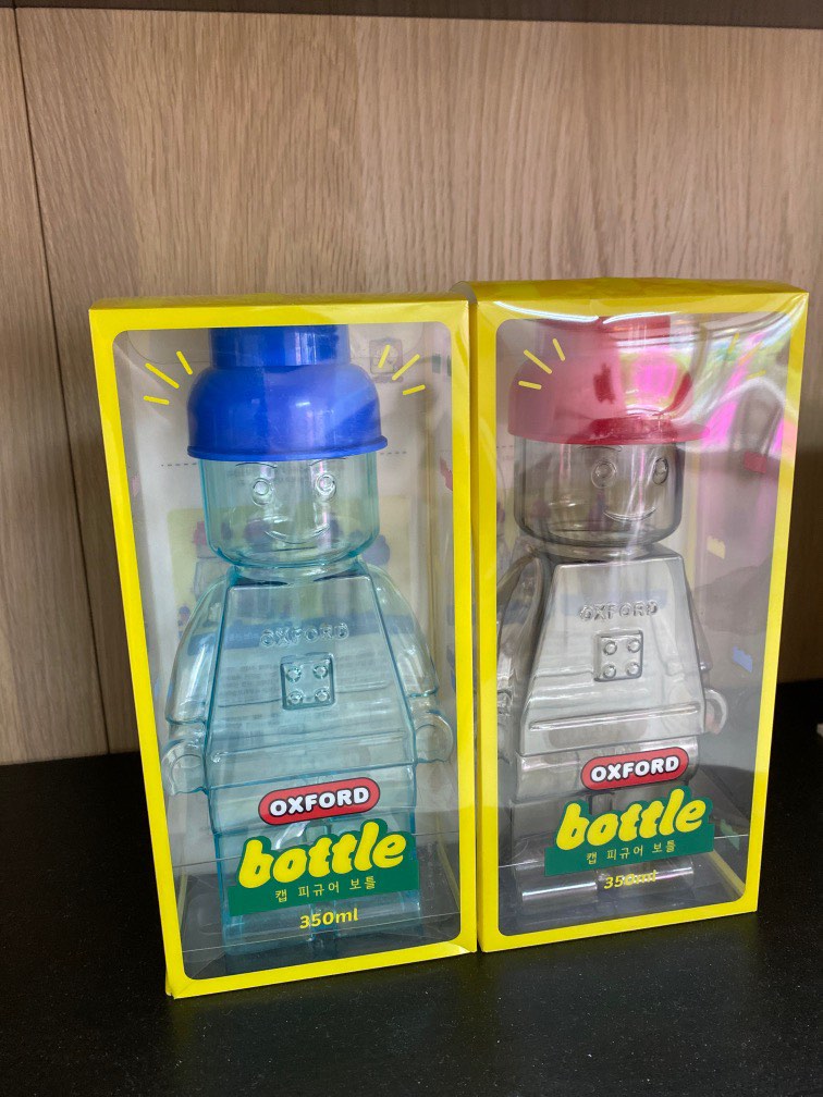 Oxford Lego Block Cap Figure Water Bottle, Furniture & Home Living ...