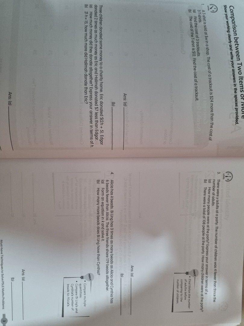 P6 Must Have Technique to solve PSLE Maths Problems & PSLE Science ...
