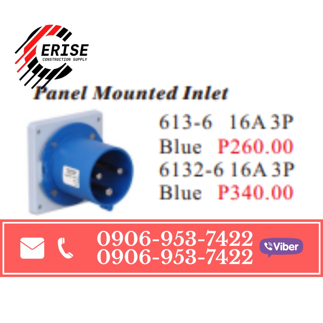 Panel Mounted Inlet, Commercial & Industrial, Construction & Building ...