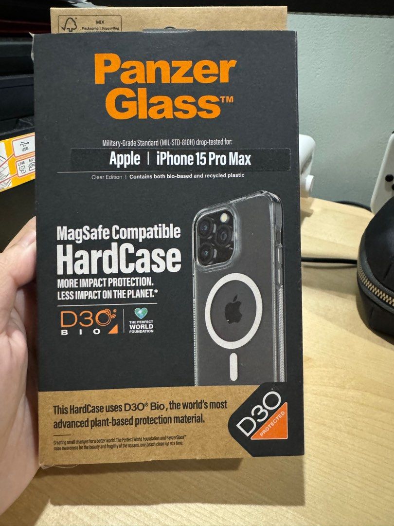 Panzer Glass iPhone 15 Pro Max Magsafe Hardcase (Clear), Mobile Phones ...