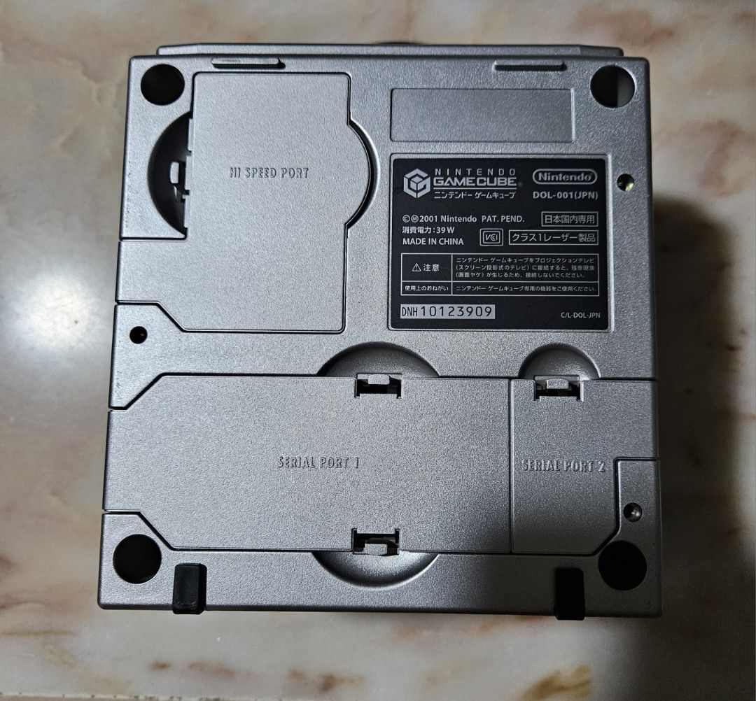 Picoboot Modded Silver GameCube with Sandisk Ultra 128GB Micro SD Card ...