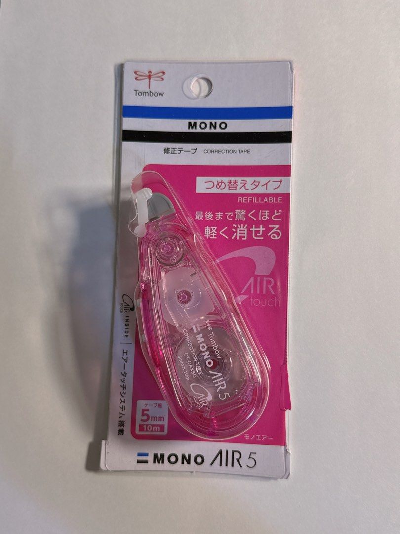 pink tombow mono air 5 correction tape, Hobbies & Toys, Stationery ...