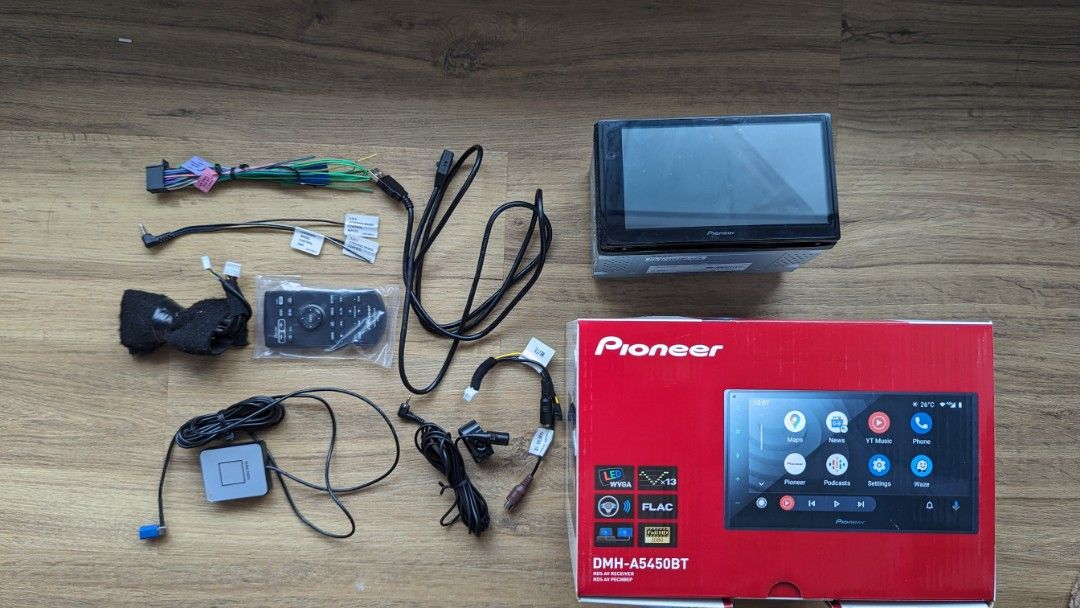 Pioneer DMH-a5450BT In-Car Entertainment unit (Wireless Apple Carplay/Android Auto), Car ...