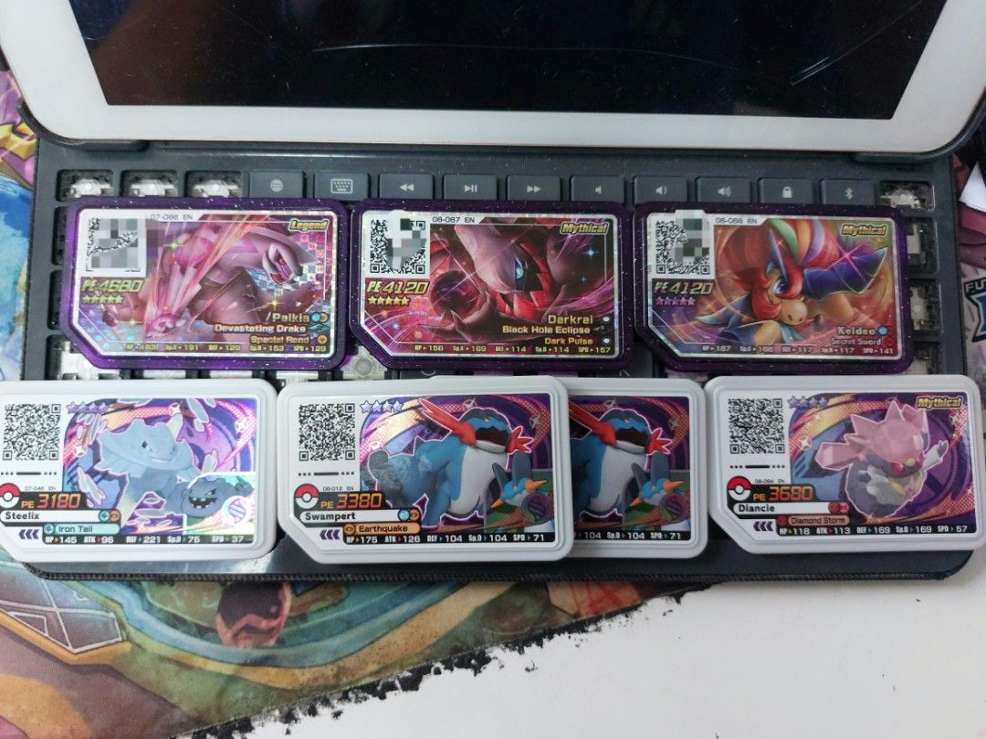 Pokemon Gaole Chips 5 star, Hobbies & Toys, Toys & Games on Carousell