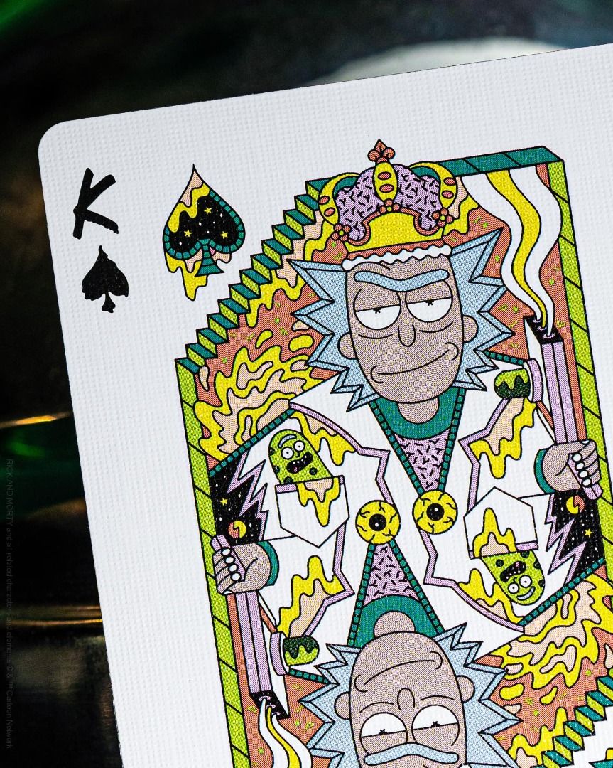 Poker Cards - Rick & Morty Playing Cards, by Theory11, T11, USPCC 2023, jar of Pickle Ricks ...