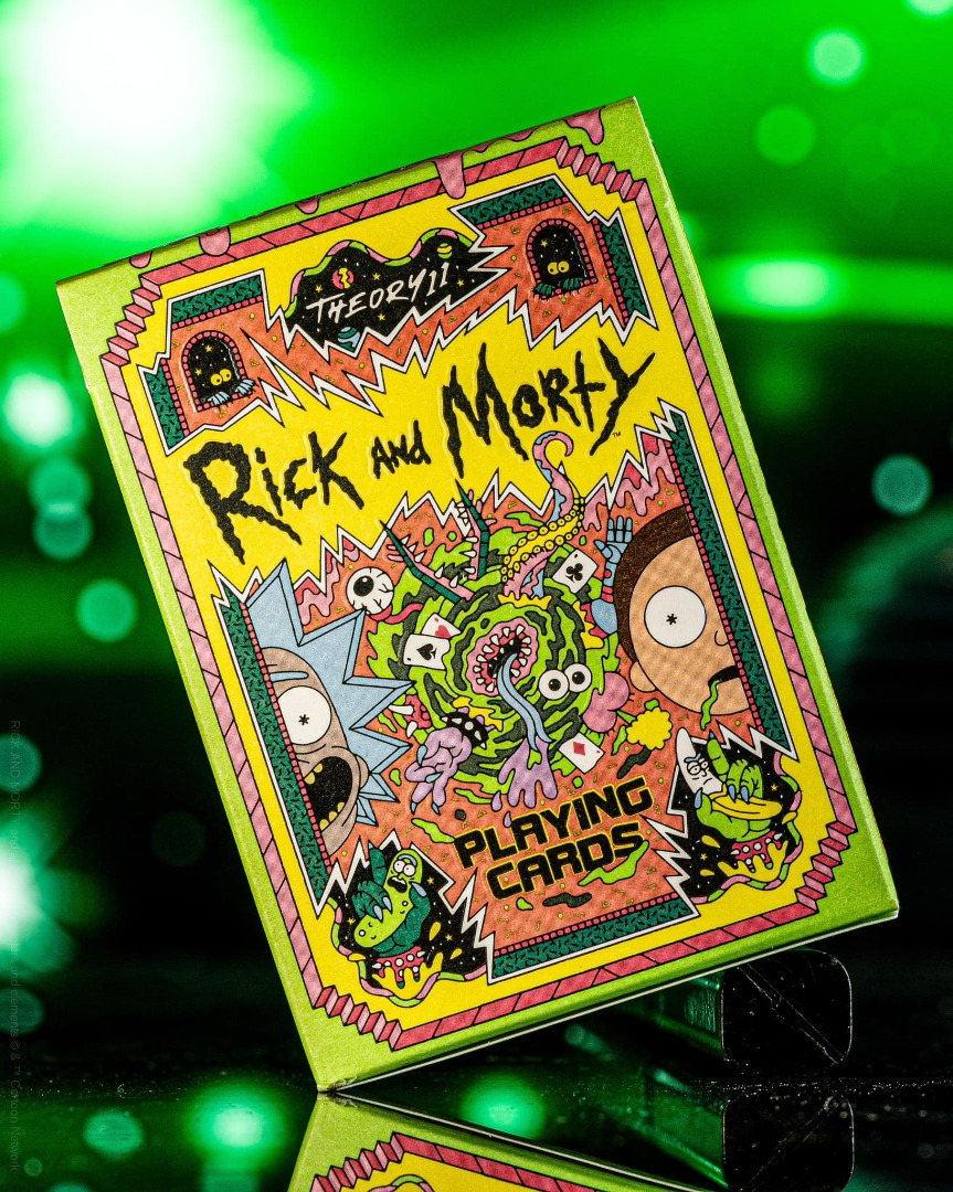 Poker Cards - Rick & Morty Playing Cards, by Theory11, T11, USPCC 2023, jar of Pickle Ricks ...