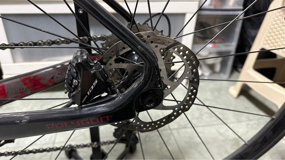polygon strattos s7 disc road bike, Sports Equipment, Bicycles & Parts ...