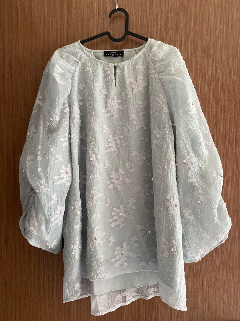 Poplook premium baju kurung, Women's Fashion, Muslimah Fashion, Baju ...