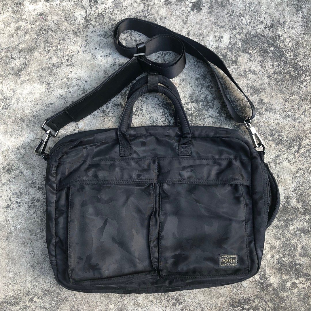 PORTER 3 WAY/ BLACK CAMO, Men's Fashion, Bags, Backpacks on Carousell