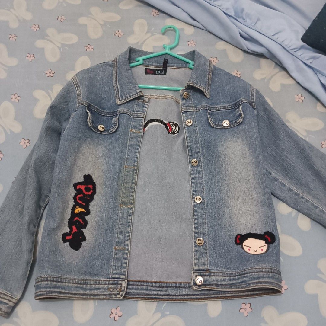 PUCCA DENIM JACKET, Women's Fashion, Coats, Jackets and Outerwear on ...