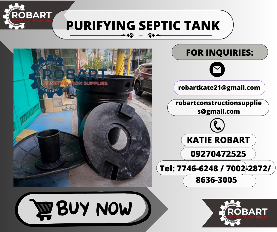 PURIFYING SEPTIC TANK, Commercial & Industrial, Construction Tools ...