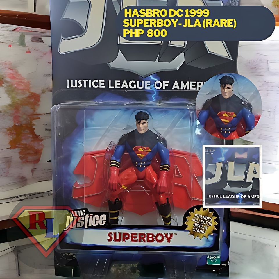 RARE- JLA Justice League of America Young Justice Superboy Figure ...