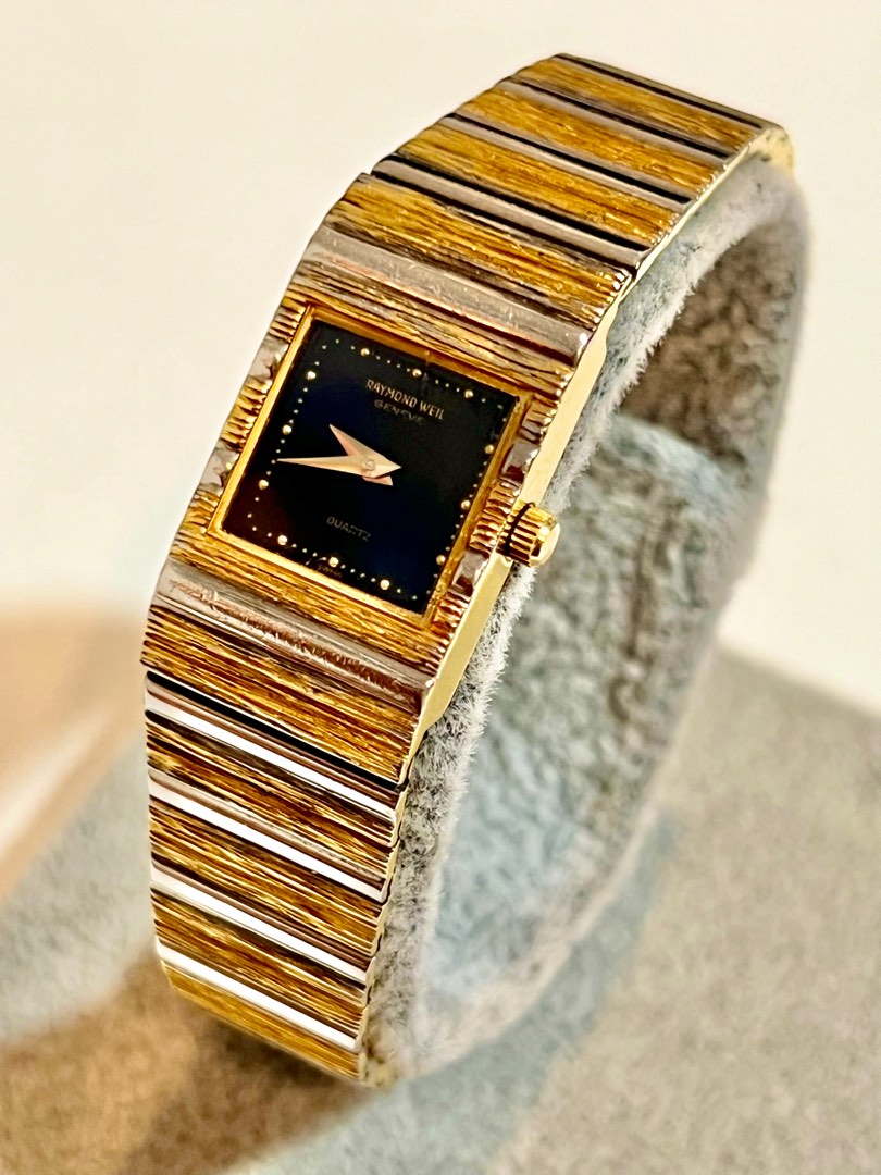RAYMOND WEIL Vintage Two-tone Square ladies watch, Luxury, Watches on ...