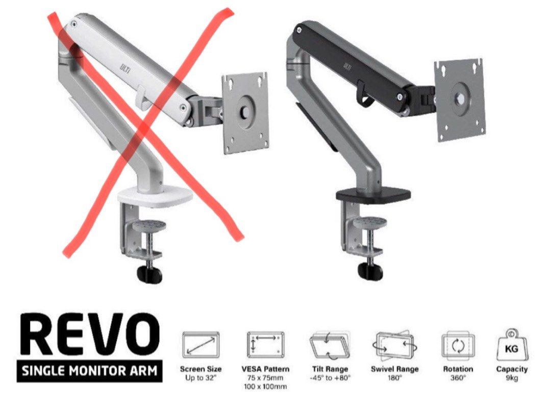 REVO monitor arm, Computers & Tech, Parts & Accessories, Other ...