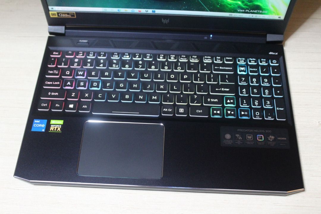 RTX3060 i5 Acer Predator QHD 165HZ 11400H Ram 16gb ssd 512gb nvidia rgb ...