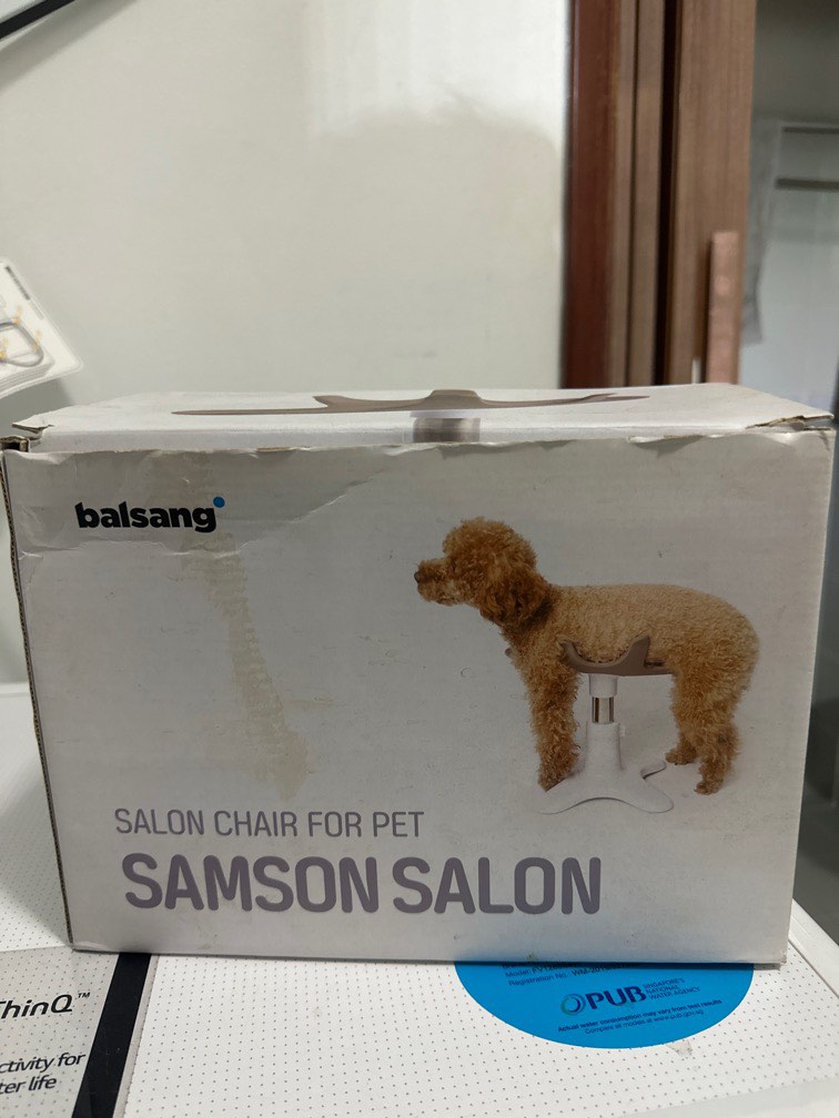 Samson salon chair for pets, Pet Supplies, Health & Grooming on Carousell
