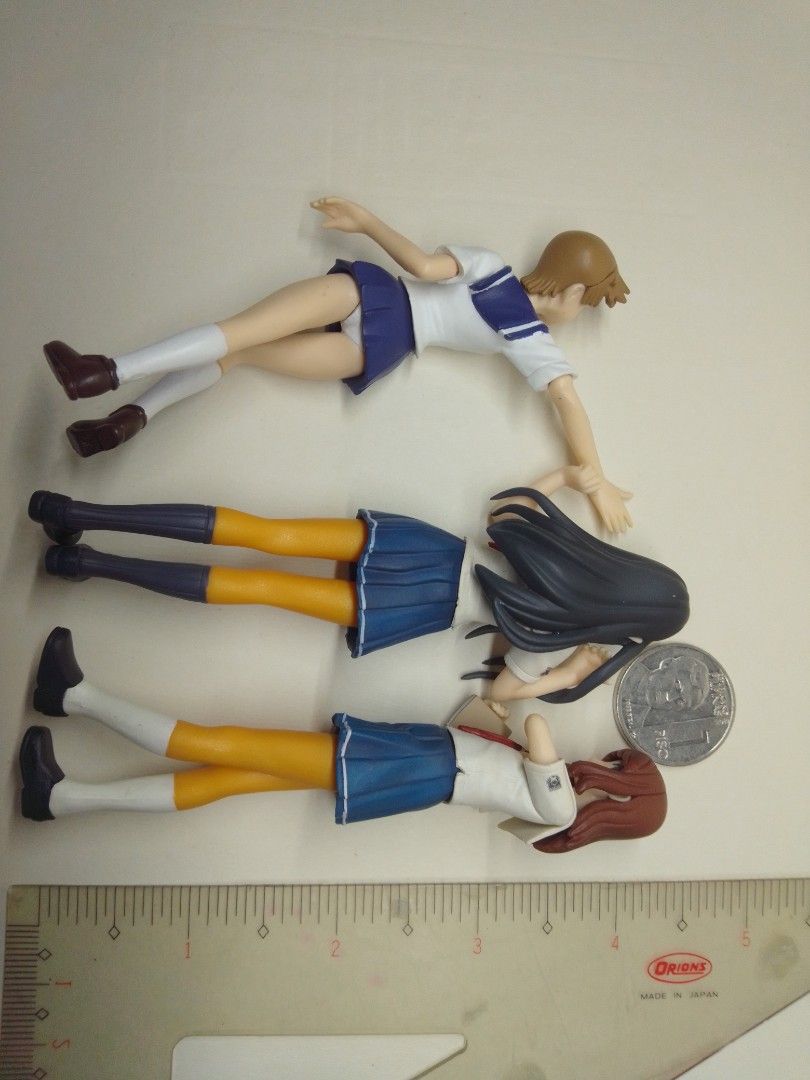 School girls anime figures SET, Hobbies & Toys, Memorabilia ...